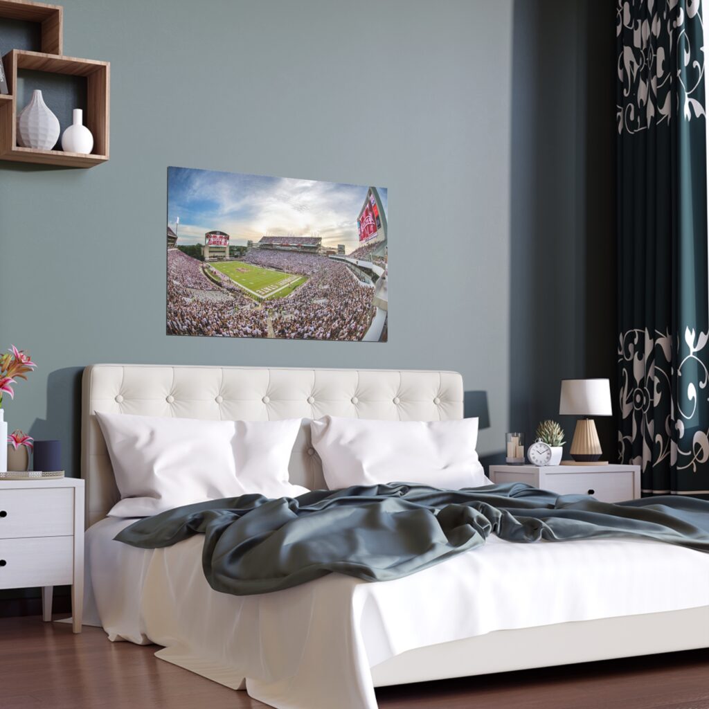 Mississippi State Bulldogs Davis Wade Stadium Indoor and Outdoor Silk ...